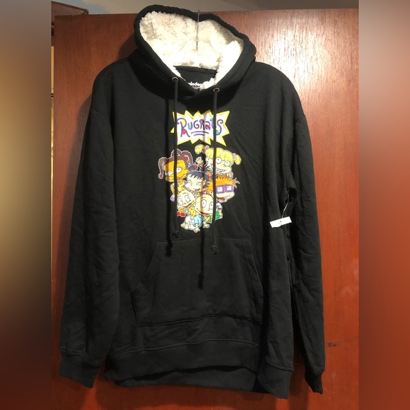 Nickelodeon | Jackets & Coats | Nickelodeon Rugrats Black Hoodie | Poshmark